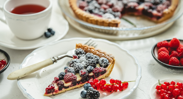 Tarte aux fruits rouges sans gluten Une tarte sans gluten simple et ...
